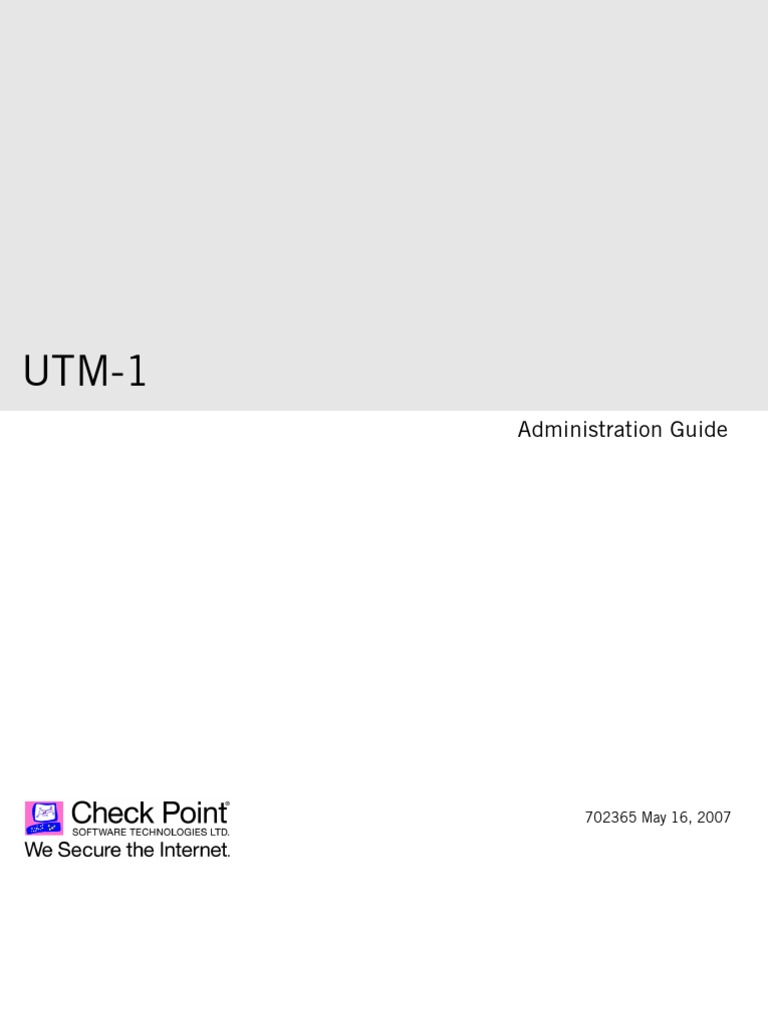 Checkpoint UTM-1 Admin Guide | Download Free PDF | Virtual Private ...