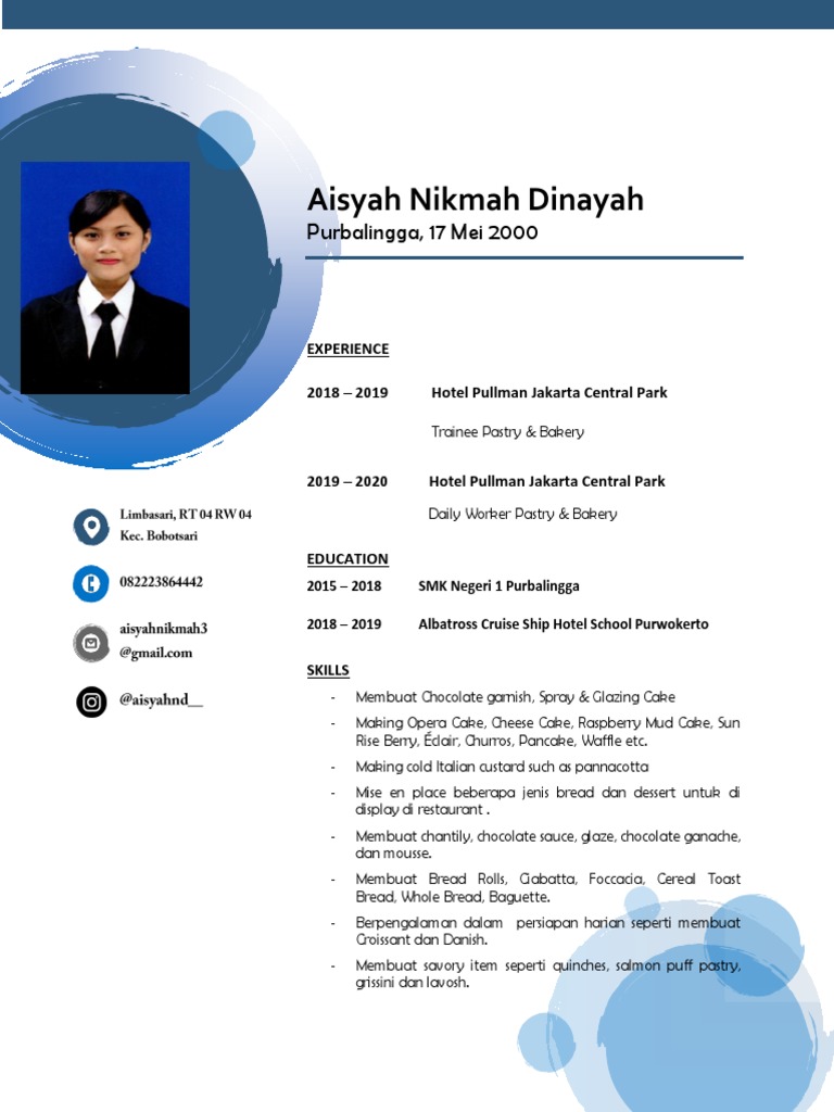 CV Aisyah Nikmah Dinayah | PDF
