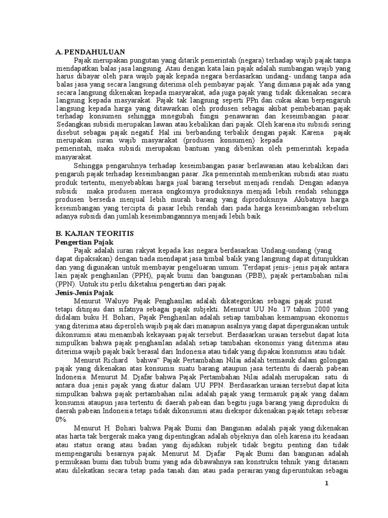 Tambahan Materi PPN-1 | PDF