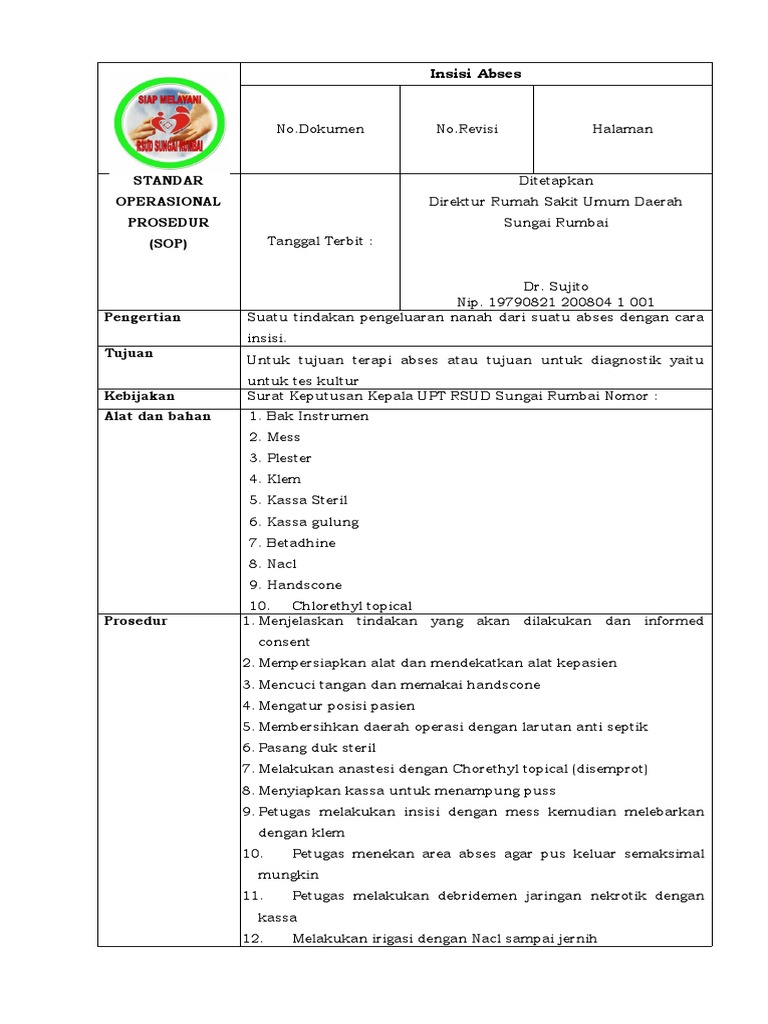 Insisi Abses (V) - Rs | PDF
