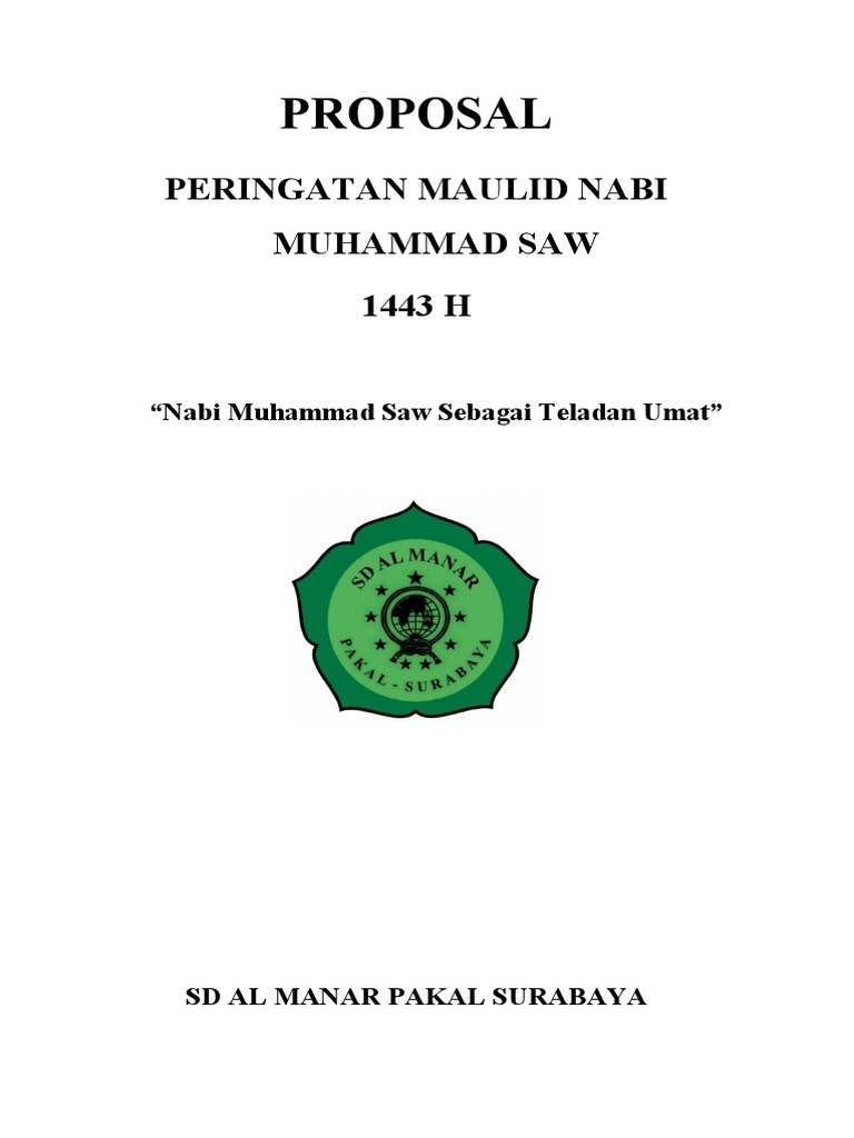 Proposal Maulid Nabi | PDF