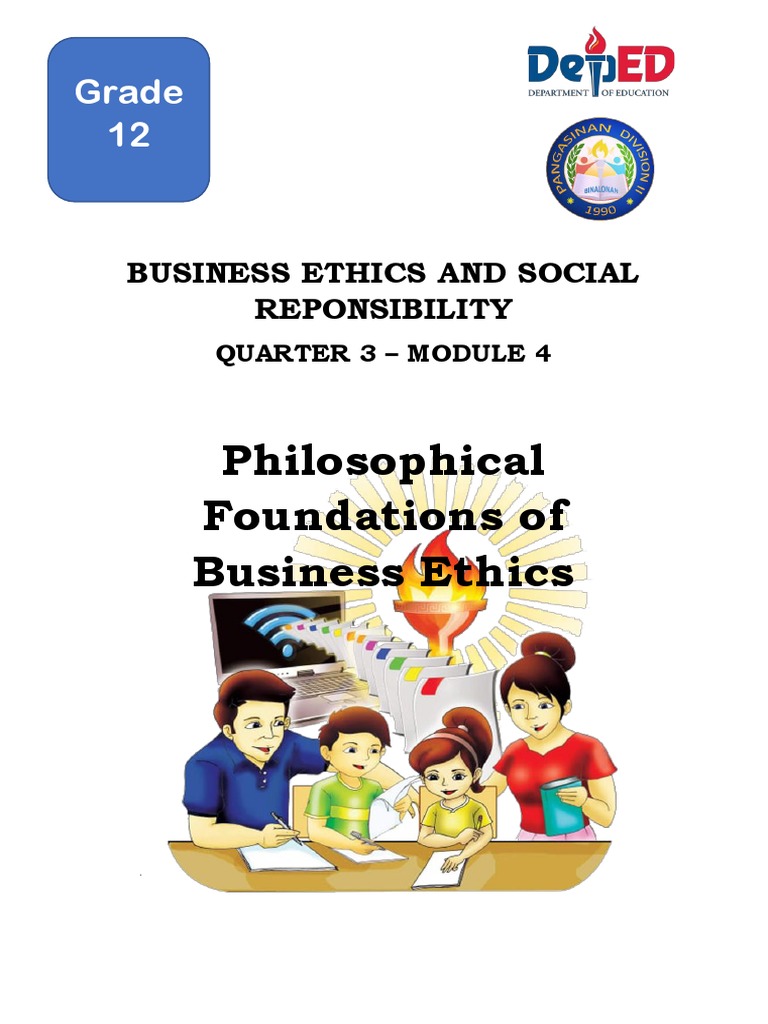 Philosophical Foundations of Business Ethics: Grade 12 | PDF | Plato ...