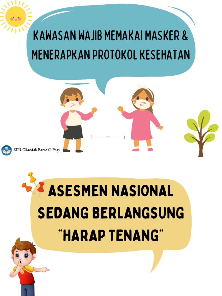 Kawasan Wajib Memakai Masker Dan Menerapkan Protokol Kesehatan | PDF