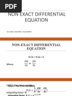 L5 Examples - Non-Exact Differential Equations | PDF | Equations ...