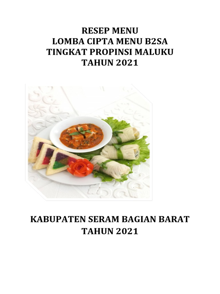 Resep B2sa SBB Ok | PDF
