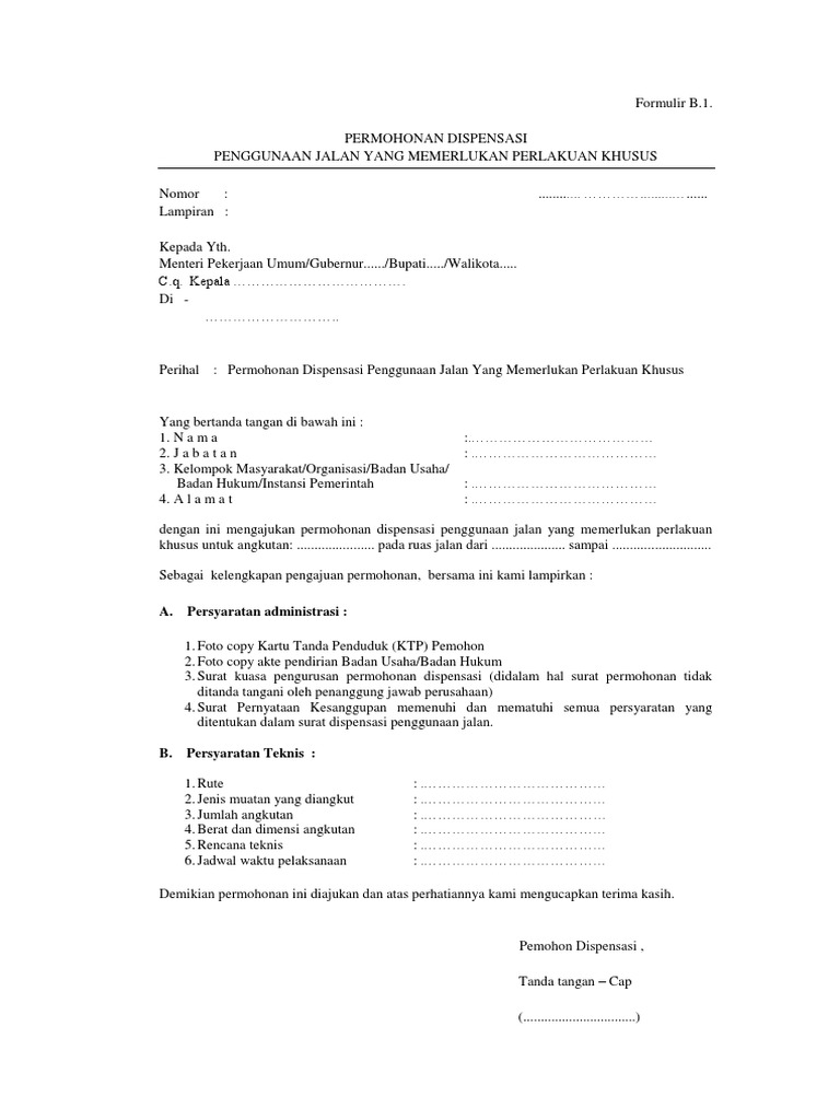 Form B1 Dan B2 | PDF