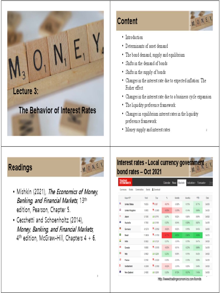 Content: The Economics of Money, Banking, and Financial Markets Money ...