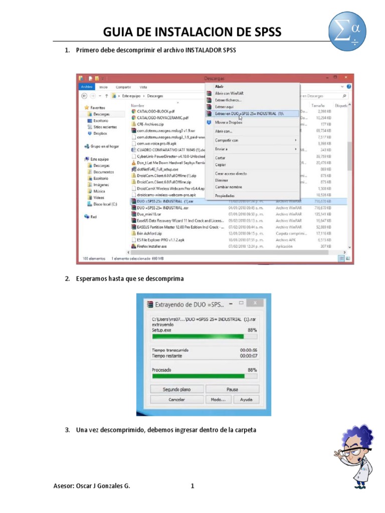Manual Como Instalar SPSS | PDF | Spss