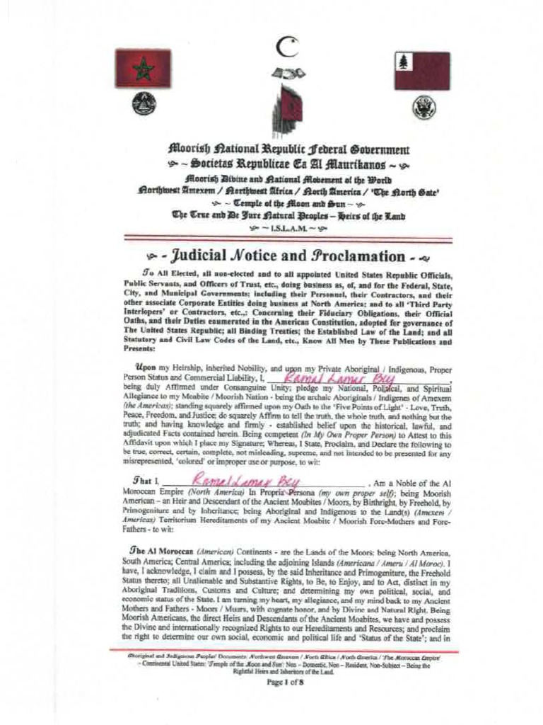 Judicial Notice & Proclamation | PDF