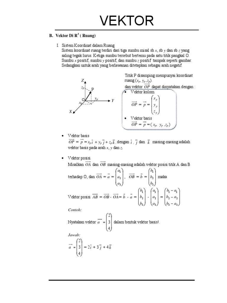 Modul Vektor Pertemuan 3 Pdf