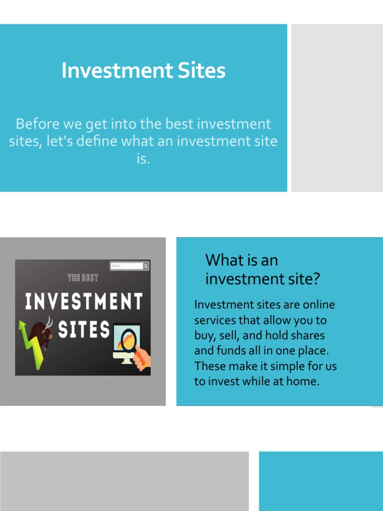 The Top 3 Best Investment Sites | PDF