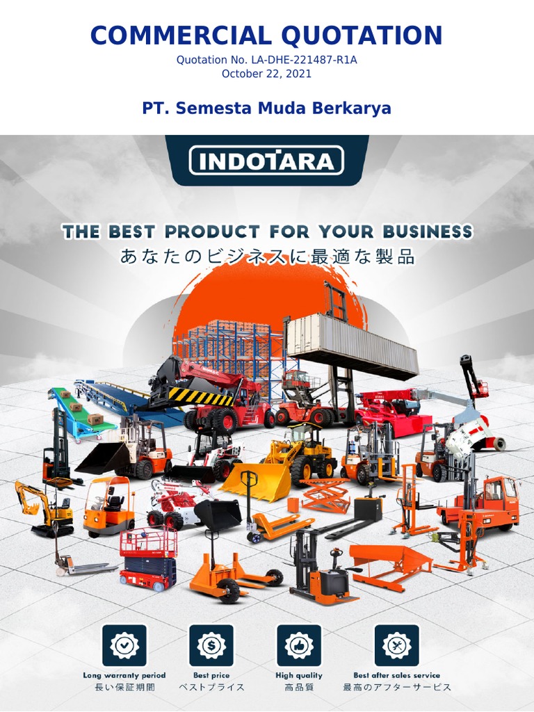 Brosur Alat Berat | PDF | Forklift | Truck