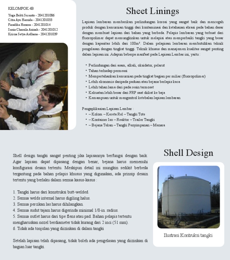 4B - Sheet Linings & Shell Design | PDF