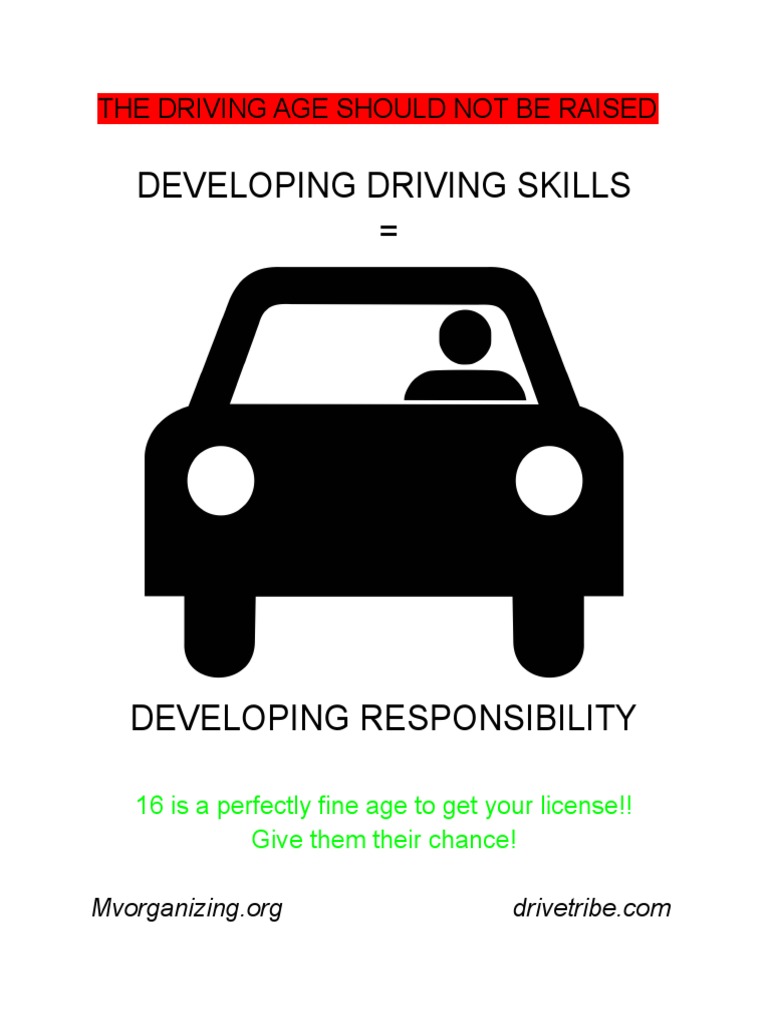 The Driving Age Should Not Be Raised | PDF | Self-Improvement