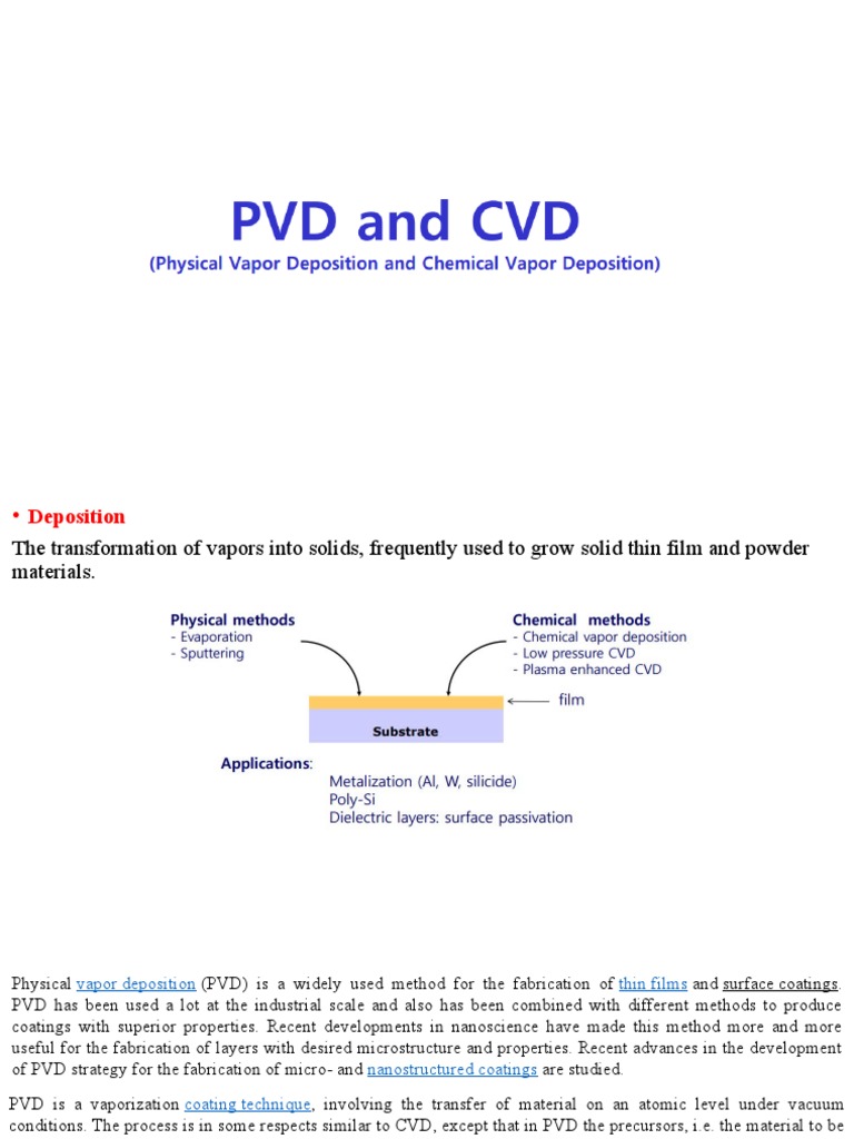 PVD Techniques for Thin Film Fabrication | PDF | Technology & Engineering