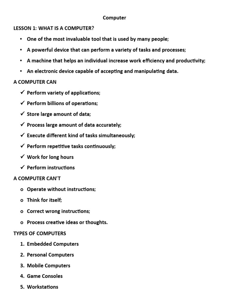 Computer Reviewer | PDF