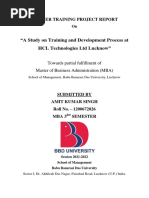 HR Internship Report 1 | PDF | Recruitment | Human Resource Management