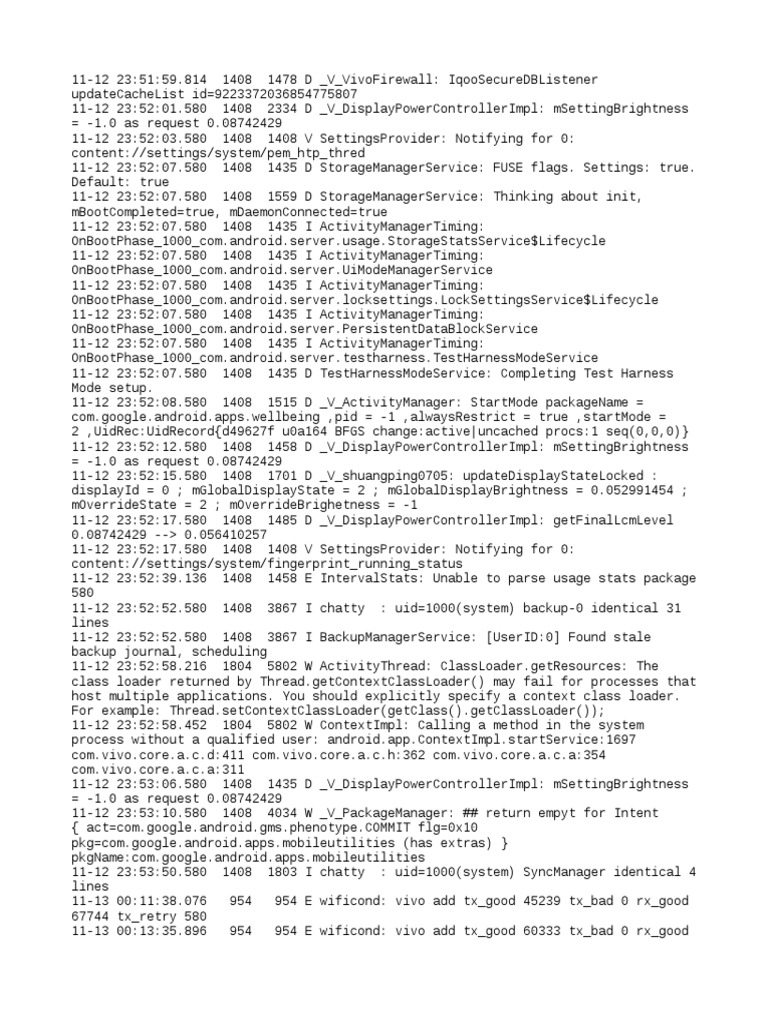 Log | Download Free PDF | Operating System Families | Operating System ...