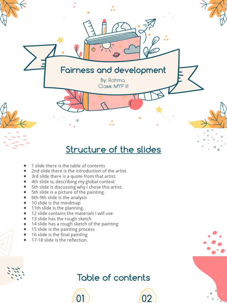 Fairness and Development: By: Rohma Class: MYP III | PDF | Paintings ...