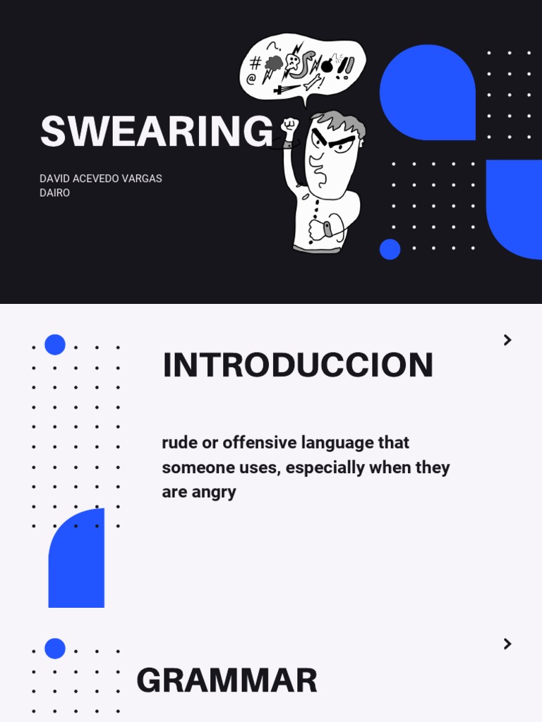 The Impact and Origins of Swearing | PDF | Language Arts & Discipline ...