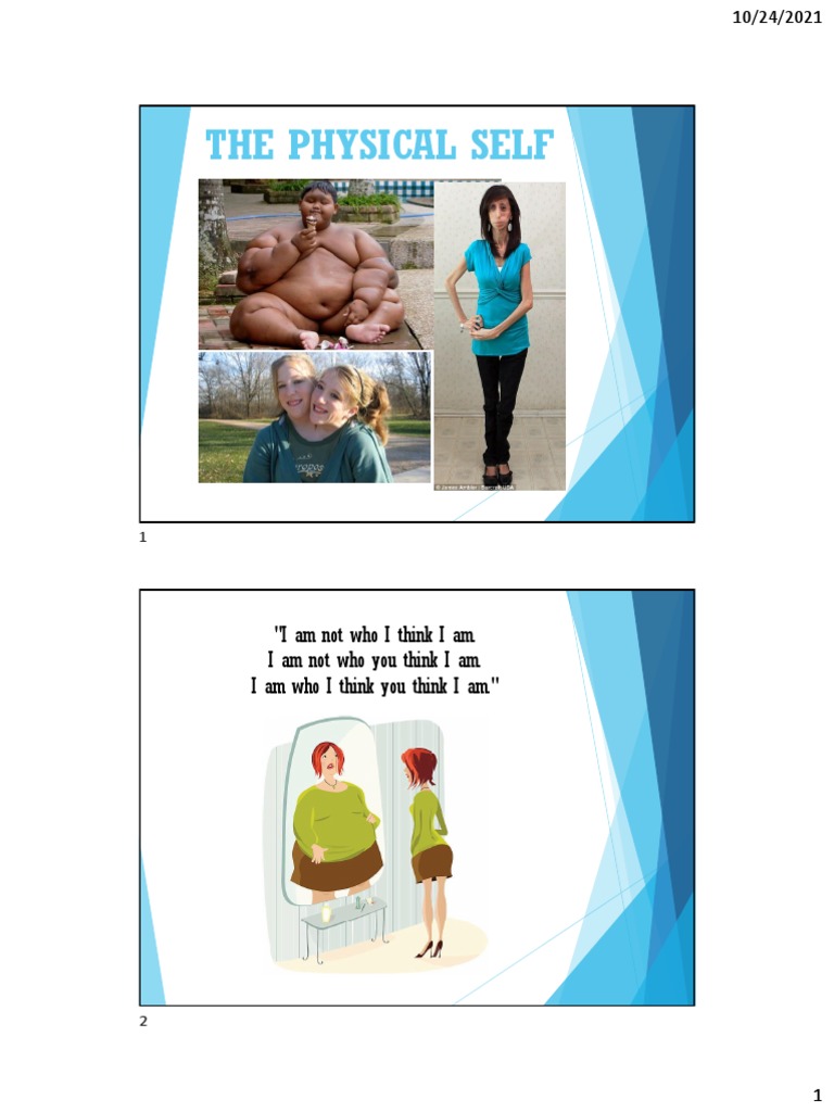 The Physical Self | PDF | Beauty | Physiognomy