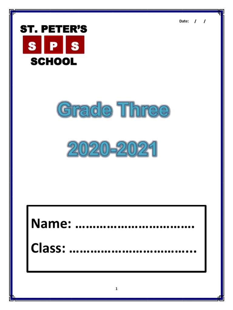 Grammar Primary 3 | PDF | Adjective | Semantics