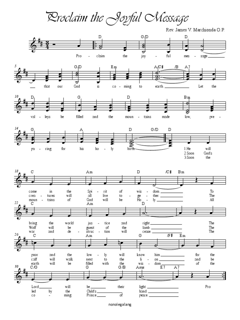 Proclaim The Joyful Messagepdf Compress | PDF