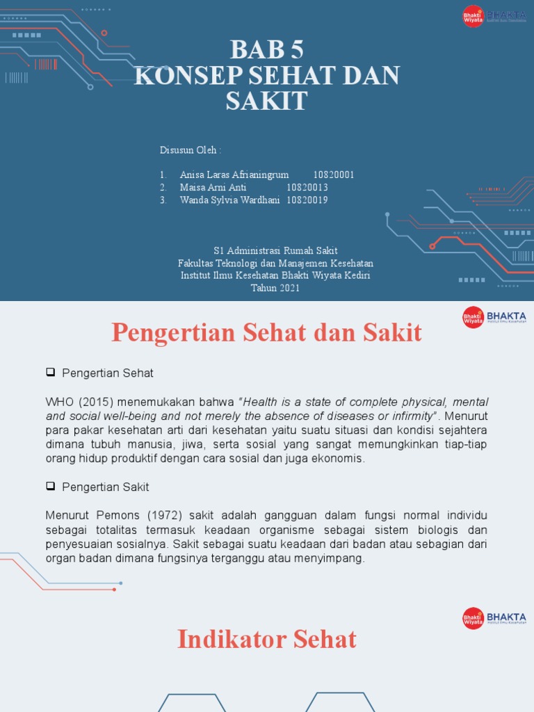 Konsep Sehat - Sakit | PDF