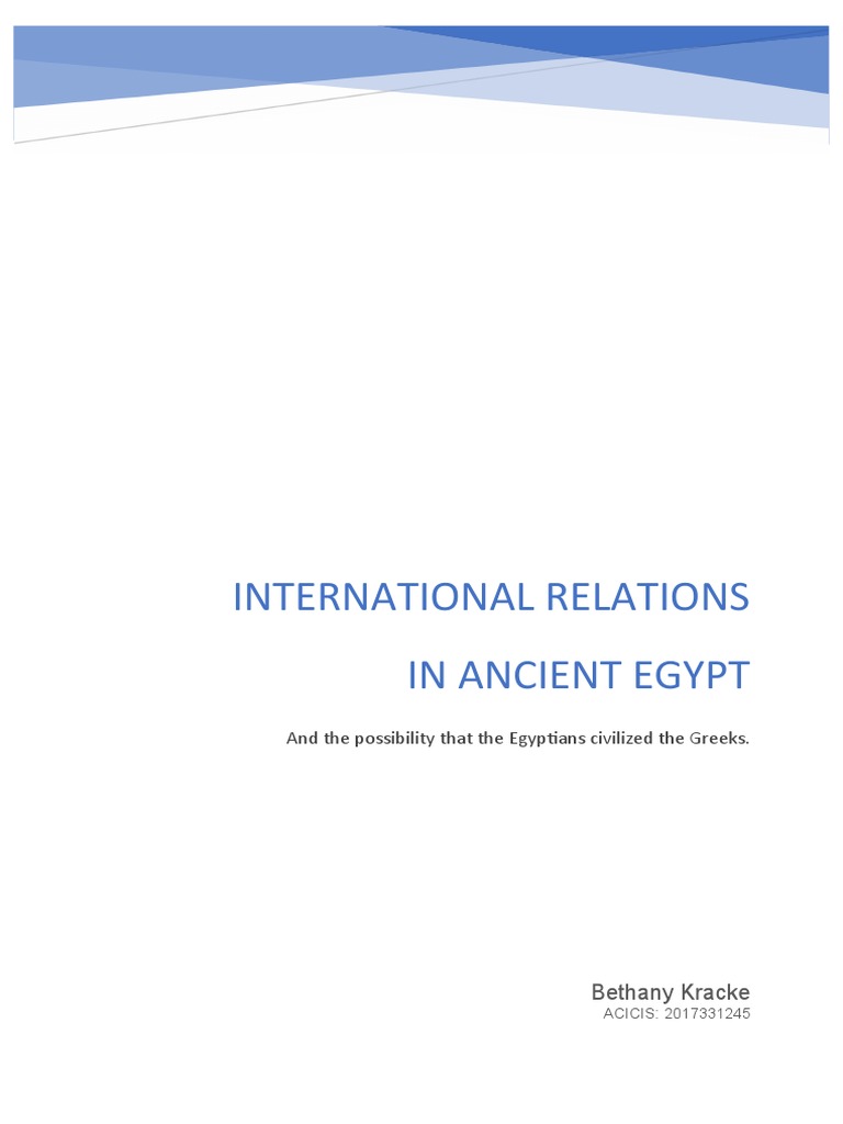 Ancient Egypt's Influence on Greece | PDF | Ancient Egypt | Egypt