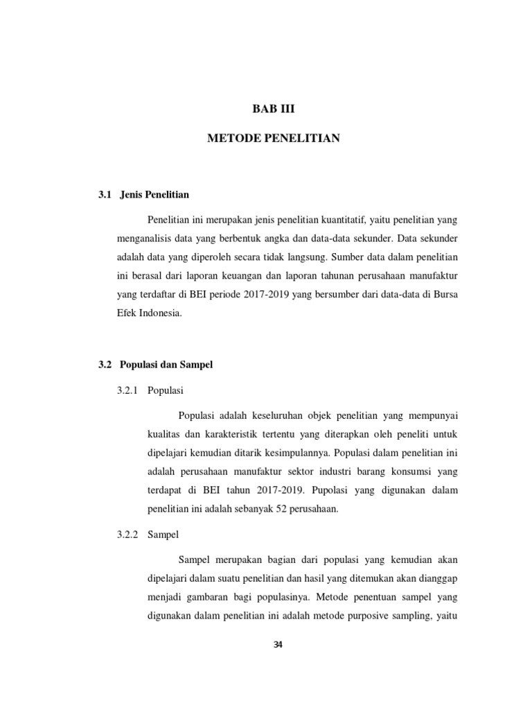 Bab 3 Metode Penelitian | PDF | Karier & Perkembangan | Komputer
