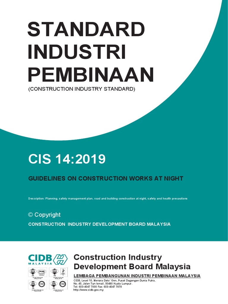 Safety Measures CIDB Ref | PDF | Occupational Safety And Health ...