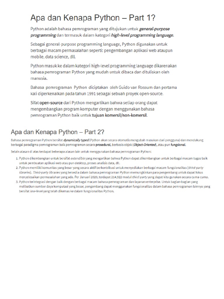 DQLab Python Part 1 | PDF