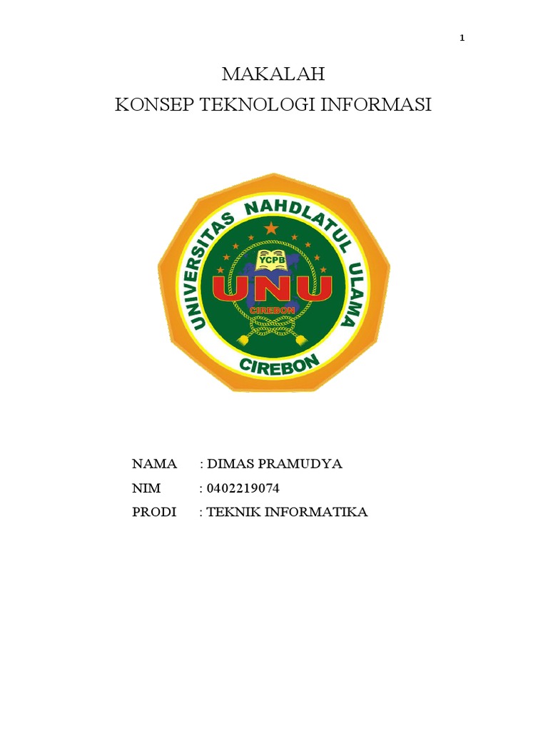 Makalah Kti Dimas P Ti | PDF | Komputer