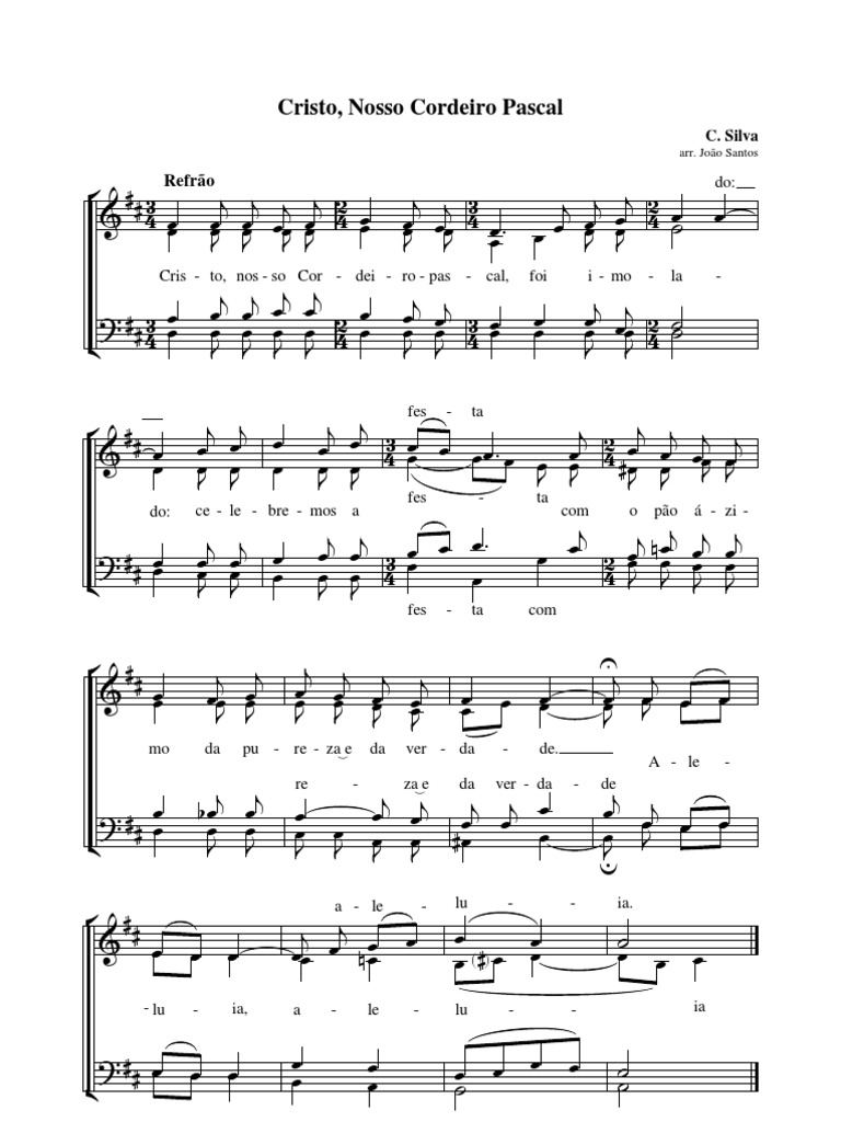 Cristo Nosso Cordeiro Pascal | PDF