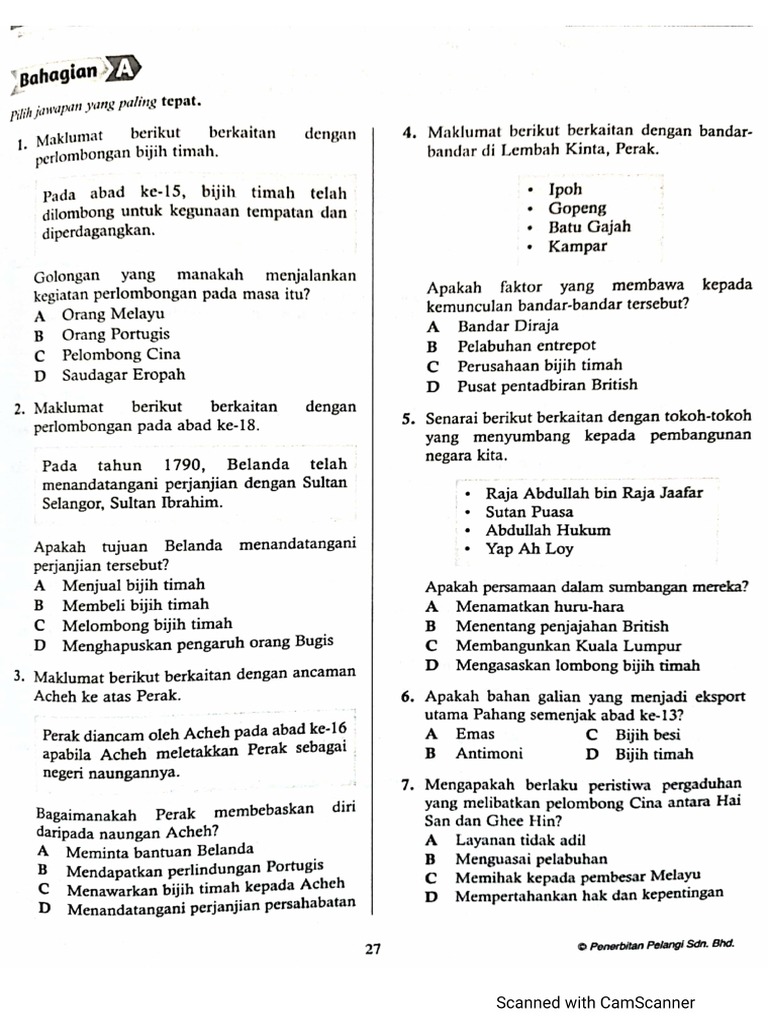 Tugasan Sej Ting 3 | PDF