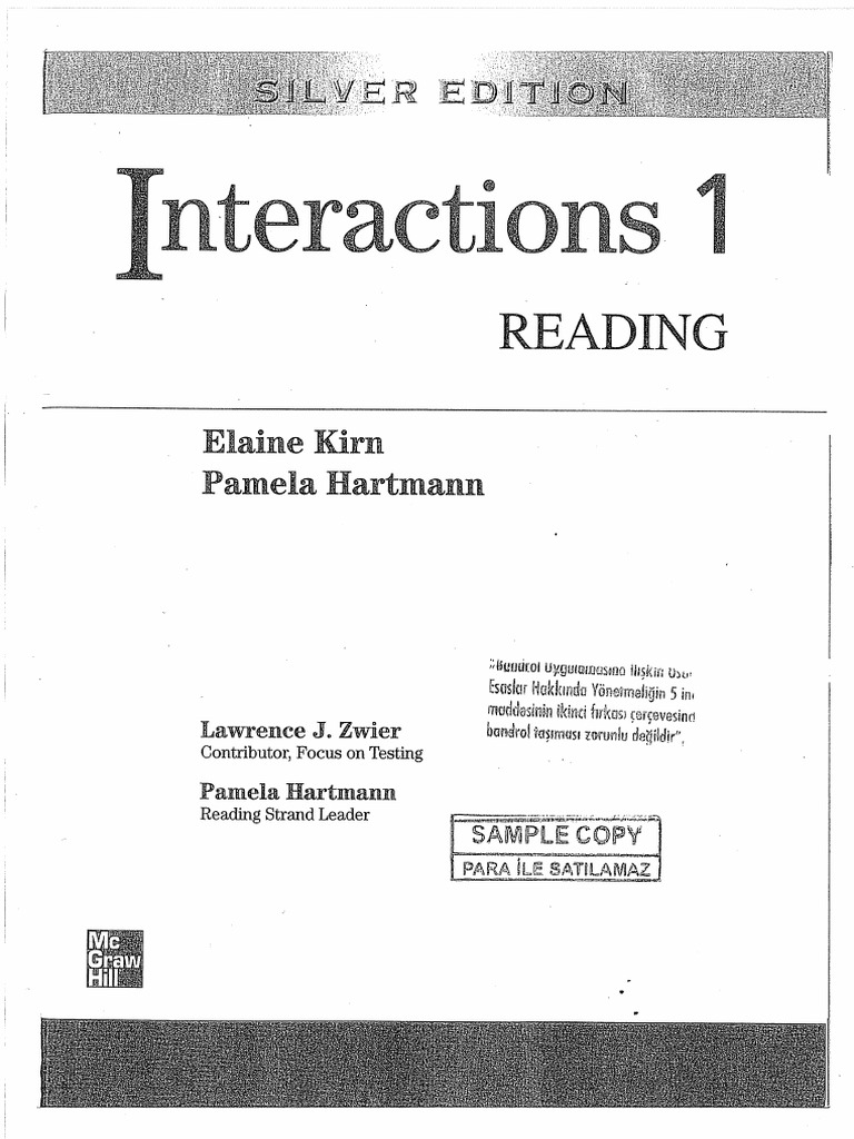 Interactions 1 Reading | PDF