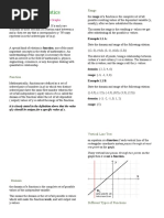 Grade 11 Gen Math - Functions | PDF | Function (Mathematics) | Evaporation