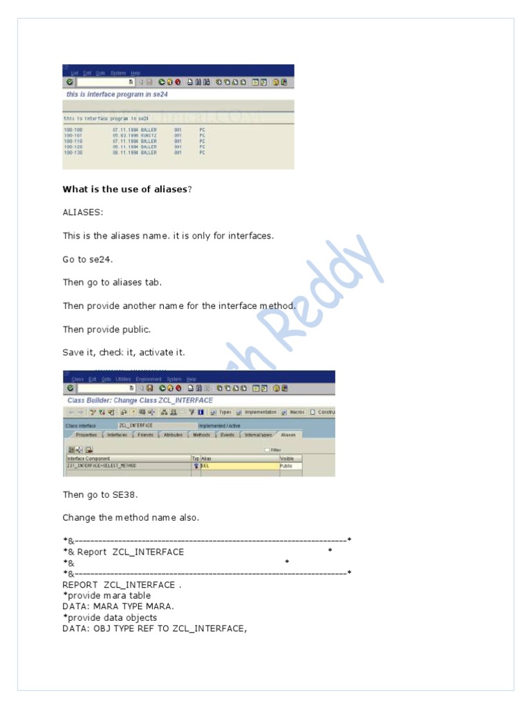 Object Oriented Abap Part3 Pdf Method Computer Programming Class Computer Programming 4335