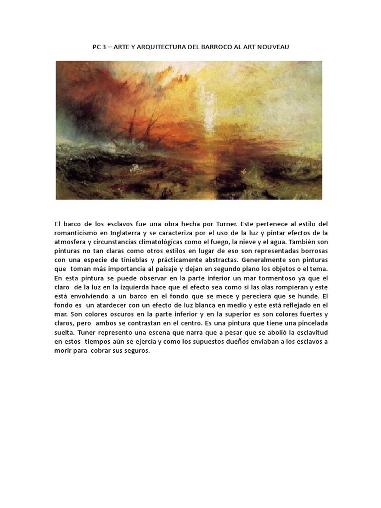 Analisis de Arte | PDF | Pinturas | Las artes