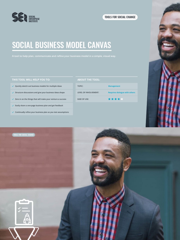 Social Business Model Canvas Guide | PDF | Social Enterprise | Business ...