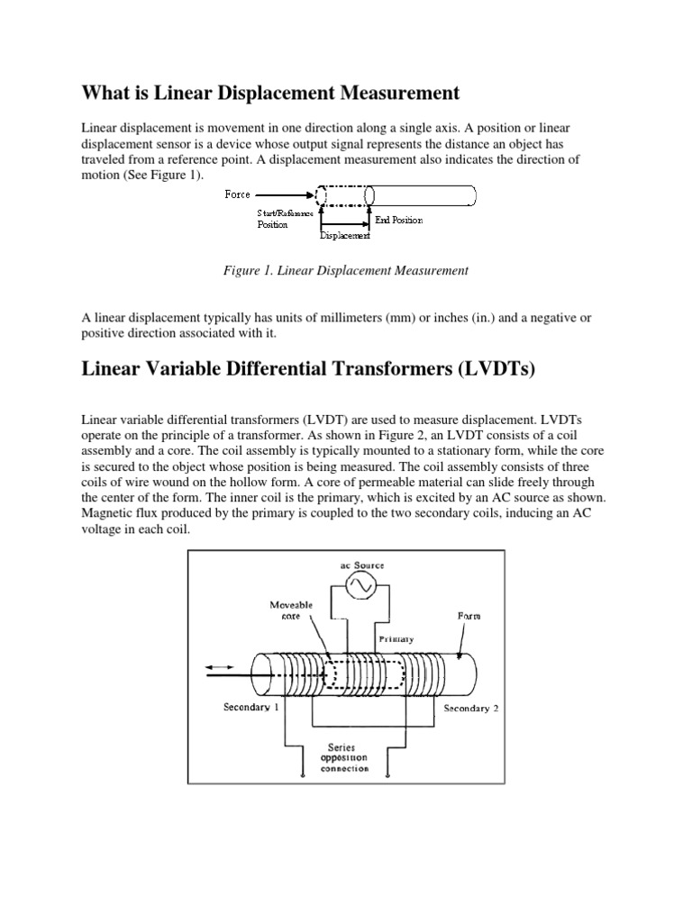 Lvdt Manufactured Goods Telecommunications Engineering
