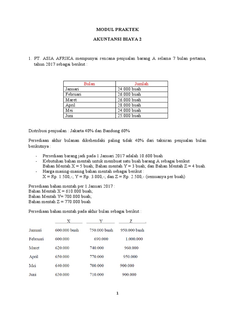 Soal Lab. Akbi 2 | PDF