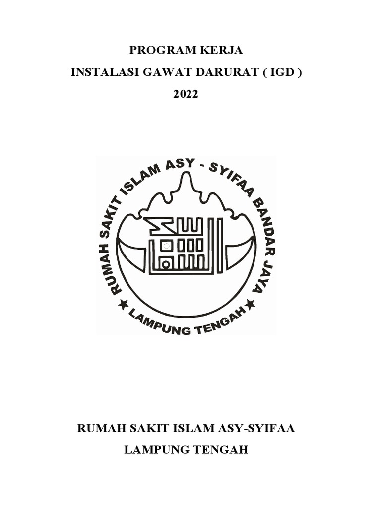 Program Kerja - Ugd - 2022 | PDF