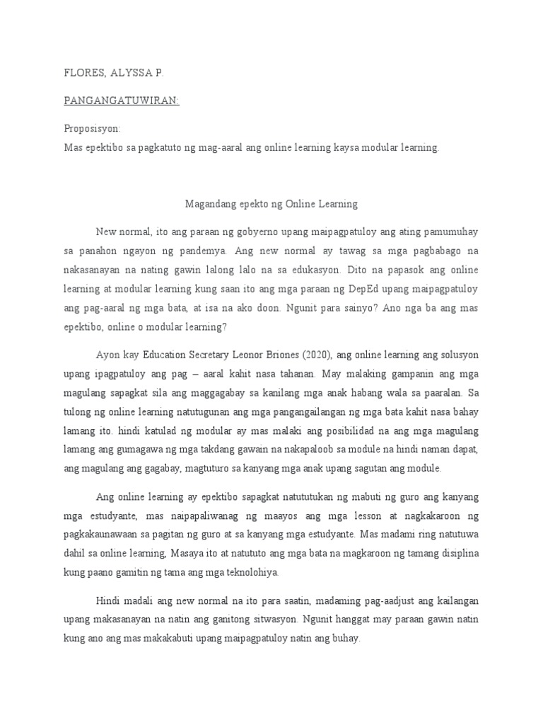 PANGANGATUWIRAN | PDF