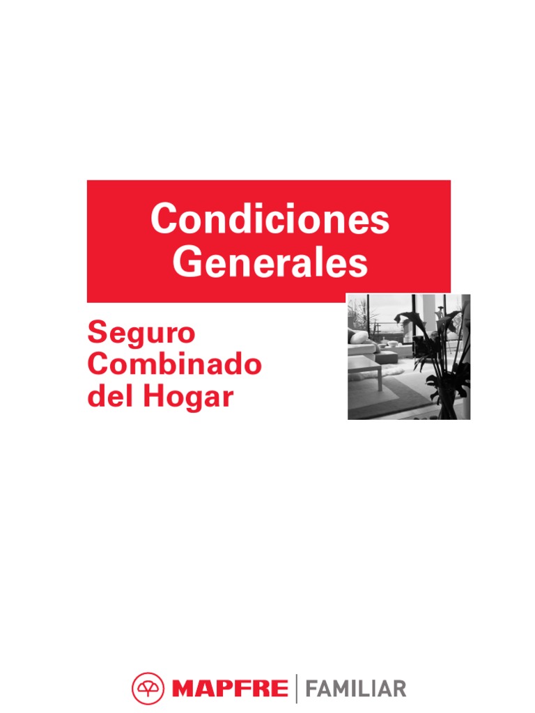Condicionado Hogar MAFRE | PDF | Póliza de seguros | Seguro