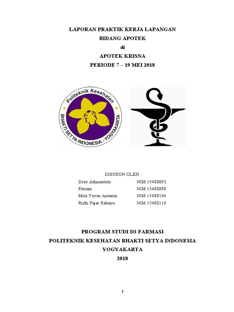 LAPORAN Apotek | PDF