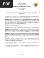 BADAC Executive Order House Cluster | PDF | Public Law | Public Sphere
