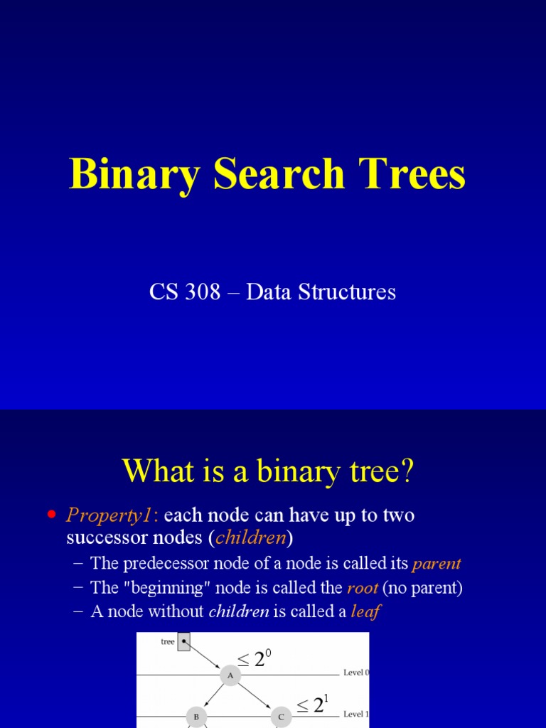 Binary Search Trees | PDF | Software Engineering | Information Retrieval