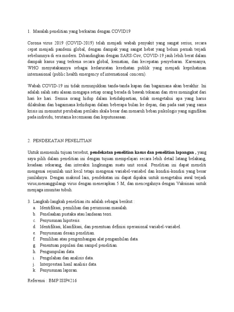 Tugas 1 ISIP4216 Metode Penelitian Sosial | PDF Tugas 1 ISIP4216 Metode Penelitian Sosial | PDF