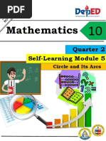 Math 10 Q 2 SLM Module 4 | PDF | Angle | Circle